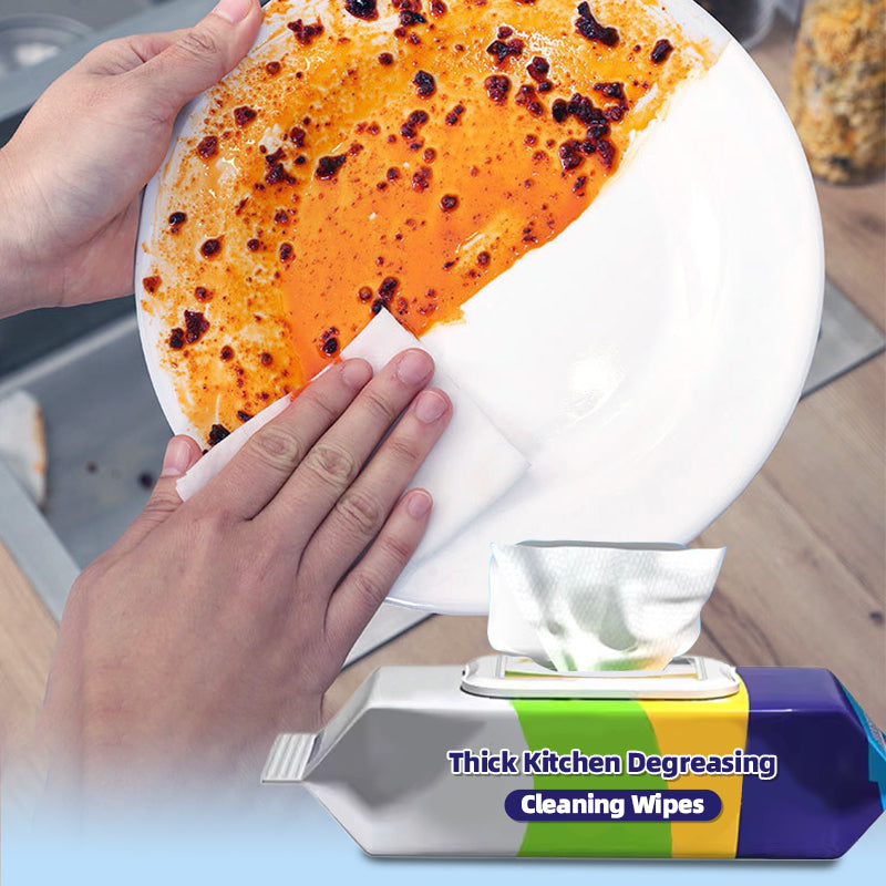Strong Thick Kitchen Degreasing Cleaning Wipes – linacky