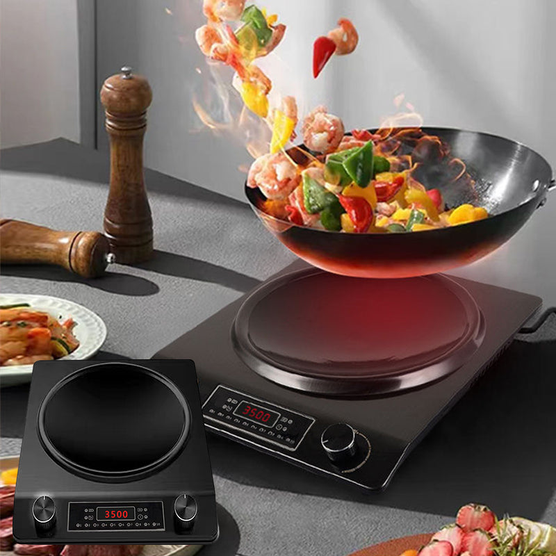 🔥Free Shipping🔥3500W Concave Induction Cooktop with 10 Temperature Lev ...
