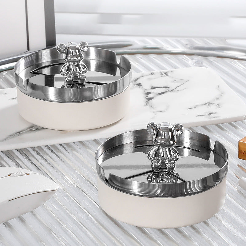 Stainless Steel Rotating Ashtray – linacky